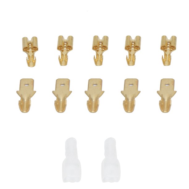 Electrical Insulating Sleeve, Male Female Brass Wire Terminals ...