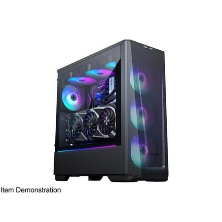 Phanteks PH-EC360ATG-DBK02 Eclipse G360A Tempered Glass ATX Mid Tower ...