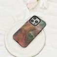 Abstract Marble Swirl Art Tough Phone Case, Funky Glossy Protective ...