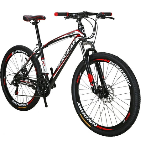 Eurobike X1 Mountain Bike,27.5" Mens/Womens Bike,21 Speed with Dual ...