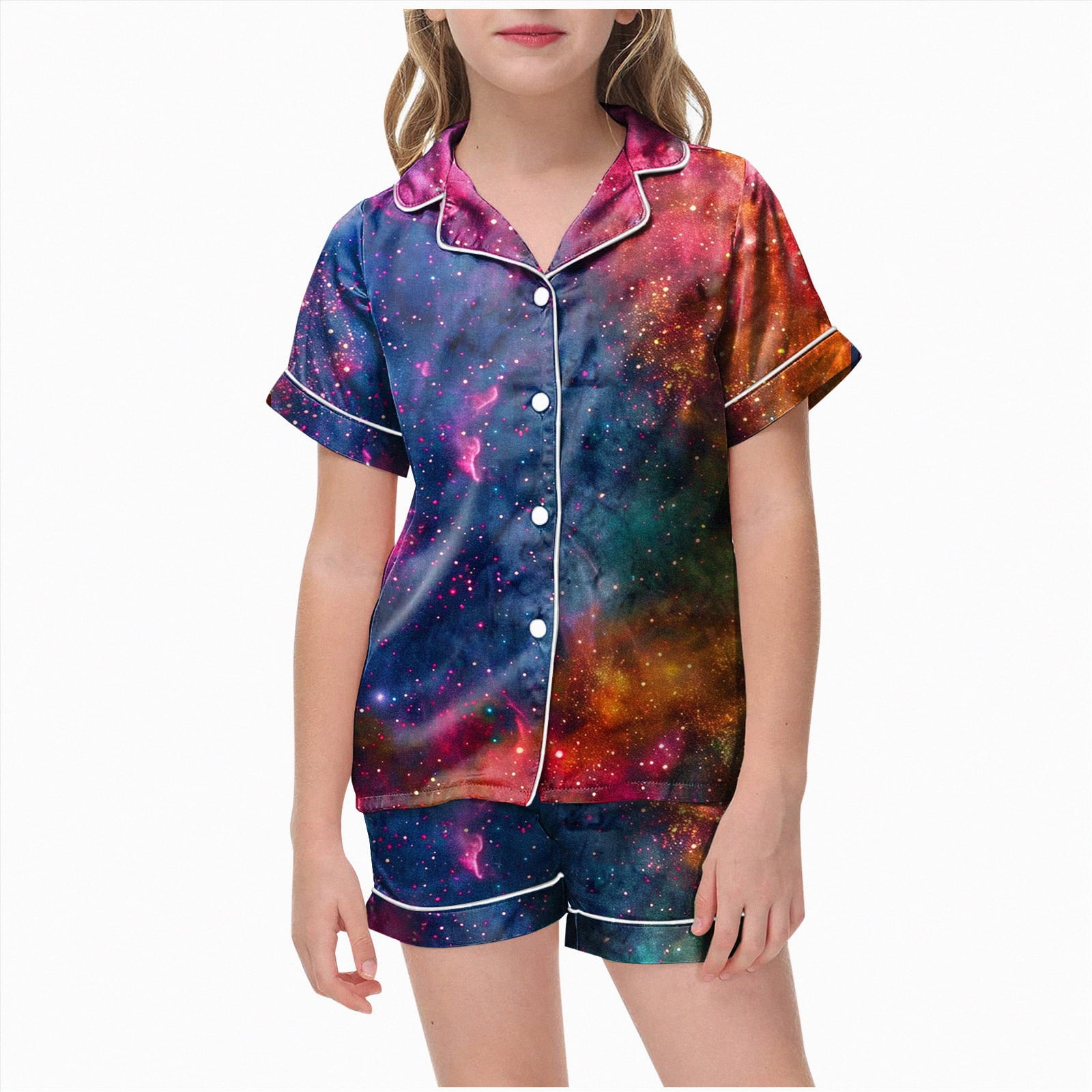 Click here for Kogui Summer Pajama Set For Girls Pajama Set For G... prices