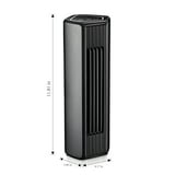 Mainstays Mini 12" Tower Fan with Oscillation and Timer, 3 Speeds ...