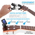 Pyle PRTPUKTKIT10 - Ukulele Accessory Kit - Handy Tuner, Sturdy Gig Bag ...