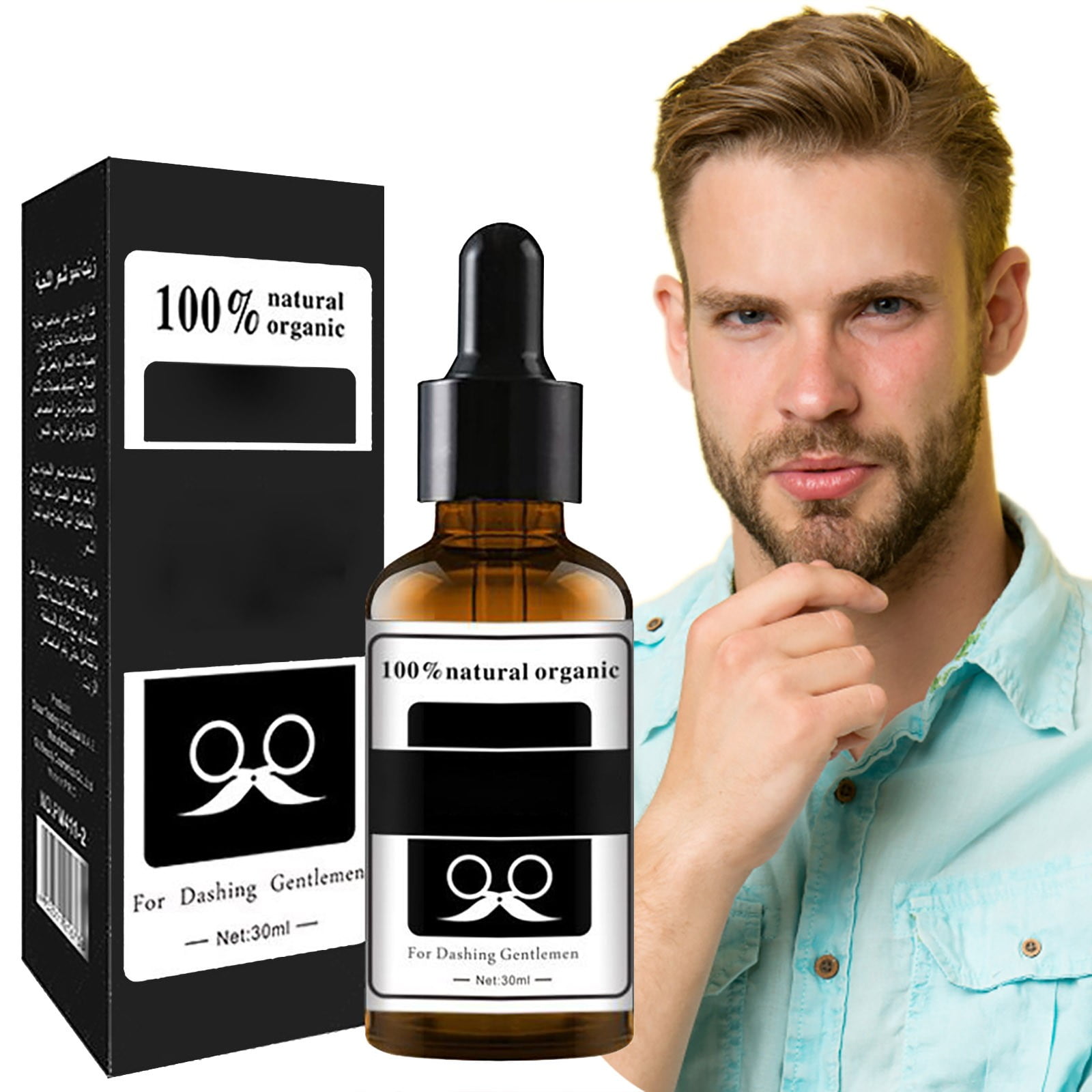 Niuredltd Organic Beard Oil Natural Beard Care Maintenance Adds