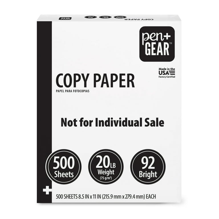 Sustainable Office School Paper Scribe Copy Paper - 8.5x11 20lb , 97 ...