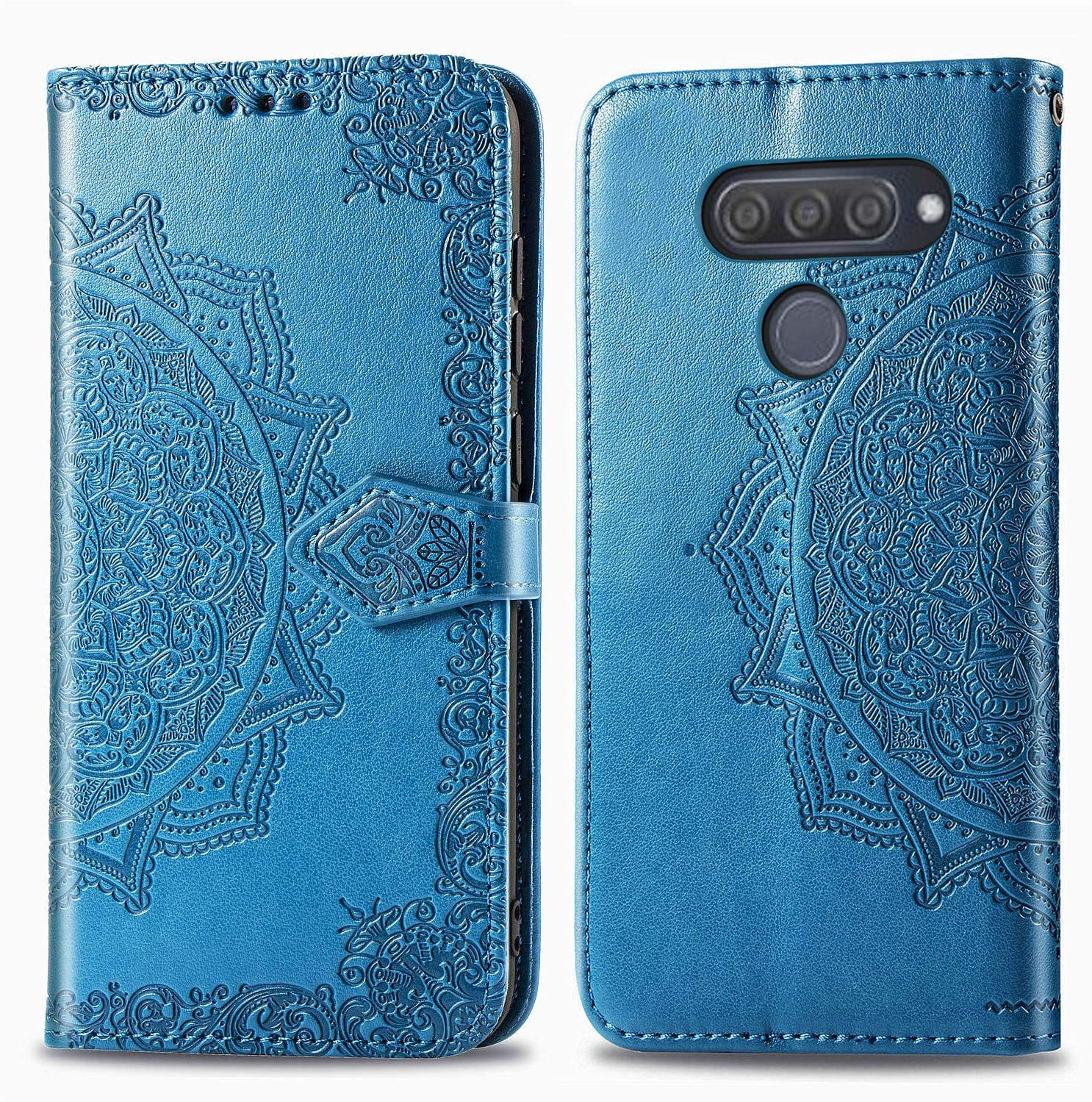 LG Q70 Wallet Case, LG Q70 Beautiful Mandala Pattern Flip Case,Card ...