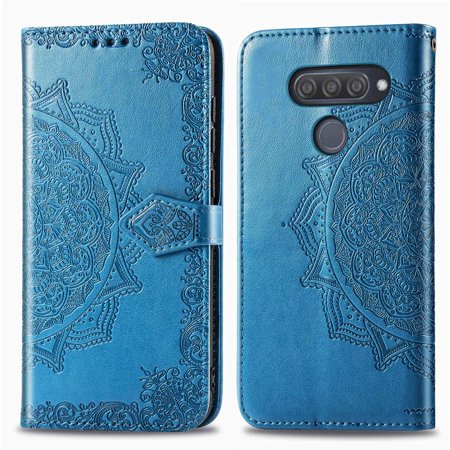LG Q70 Wallet Case, LG Q70 Beautiful Mandala Pattern Flip Case,Card ...