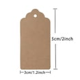 CCOCC 2026 New 100-Pack Kraft Paper Gift Tags-Blank Brown Hang Tags for ...