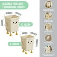 Airtight Storage Containers,Cute Kids Trash Can Waste Basket Perfect ...