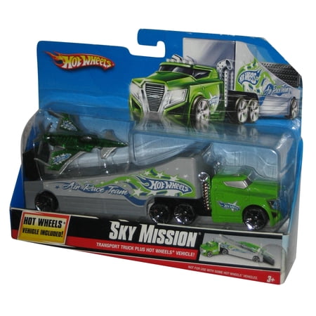 Hot Wheels Truckin' Transporters (2009) Sky Mission Air Race Team Toy ...