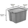 Sterilite 16786A06 Tuff1 Large 18 Gallon Stackable Storage Tote ...
