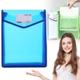 1Pc Plastic File Envelope Letter Size, Expanding Poly Document Folder ...