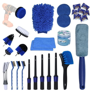 Car Detailing Brush Kit, iMounTEK 26Pcs Car Cleaning Set, Drill Brush ...