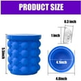 Ecosprial Ice Cube Mold Ice Trays,Large Silicone Ice Bucket, (2 in 1 ... Ecosprial Ice Cube Mold Ice Trays,Large Silicone Ice Bucket, (2 in 1 ...