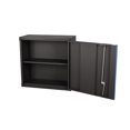Hart 28 inch Wall Cabinet with Height-Adjustable Shelf, 28" W x 12" D x ...