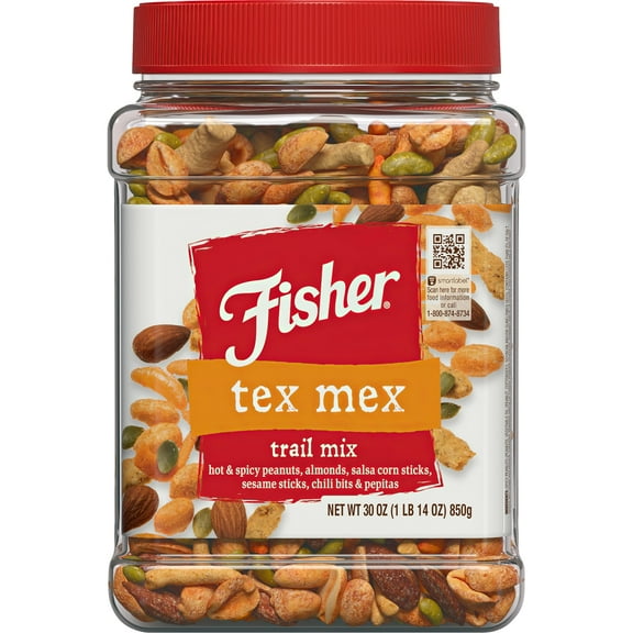 Fisher Snack Indulgent Trail Mix, 38 Ounces, Peanuts, Milk Chocolate ...