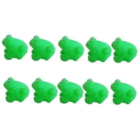 Mini Rubber Frogs Bath Toy Paddling Pool Game Summer Water Fun Toys for ...