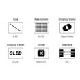 0 49inch Oled Display Module 64x32 Resolution Display Color I2c