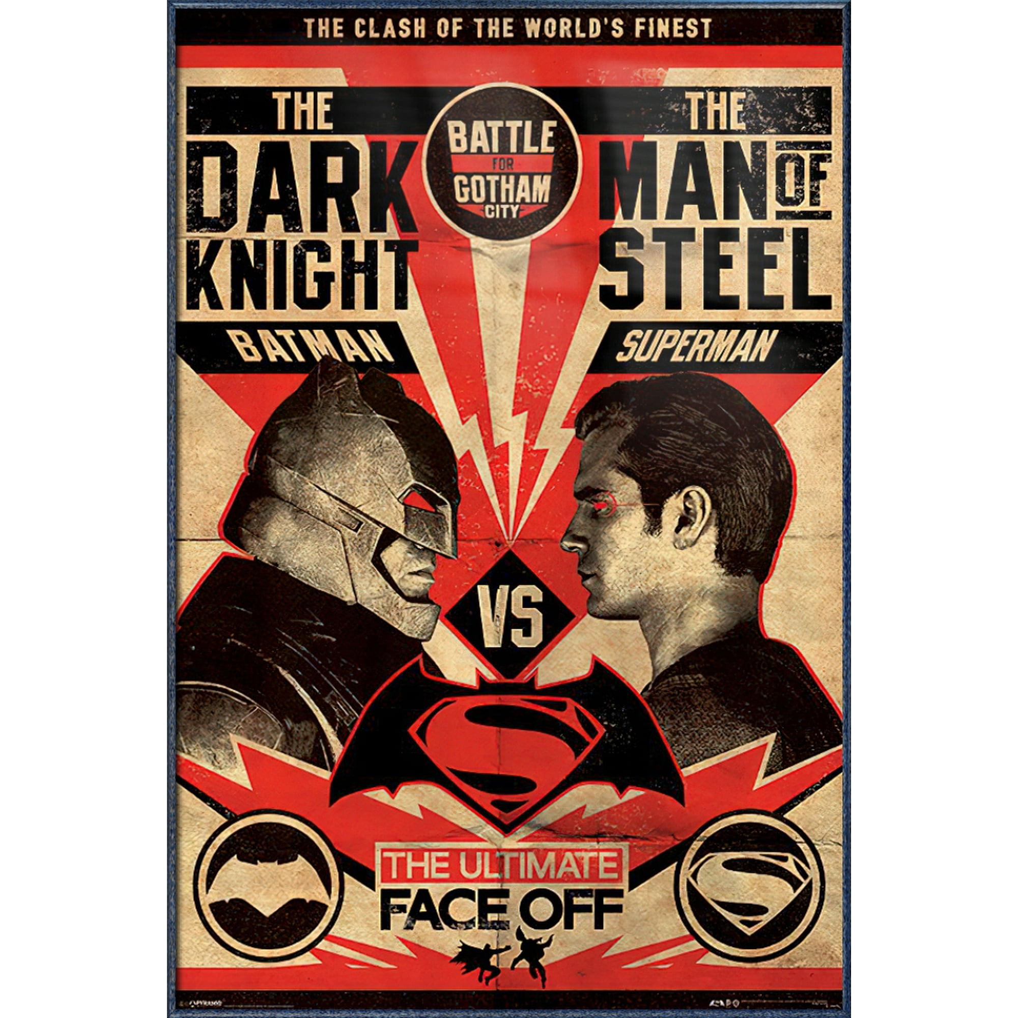 Man Of Steel Vs Batman Logo