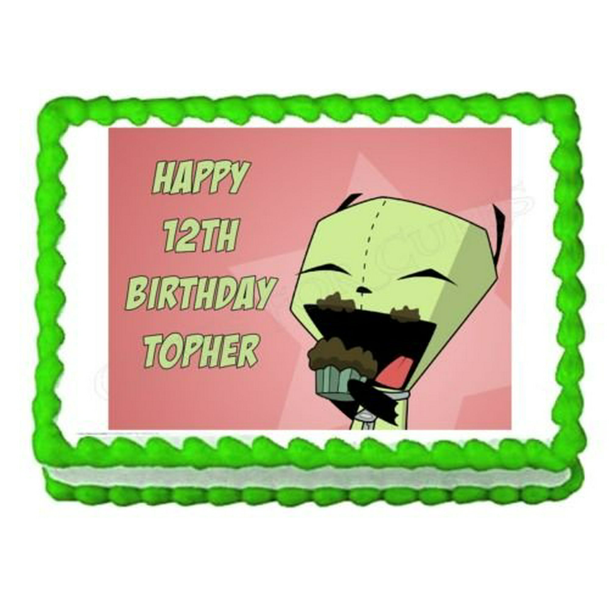 Invader Zim Cake