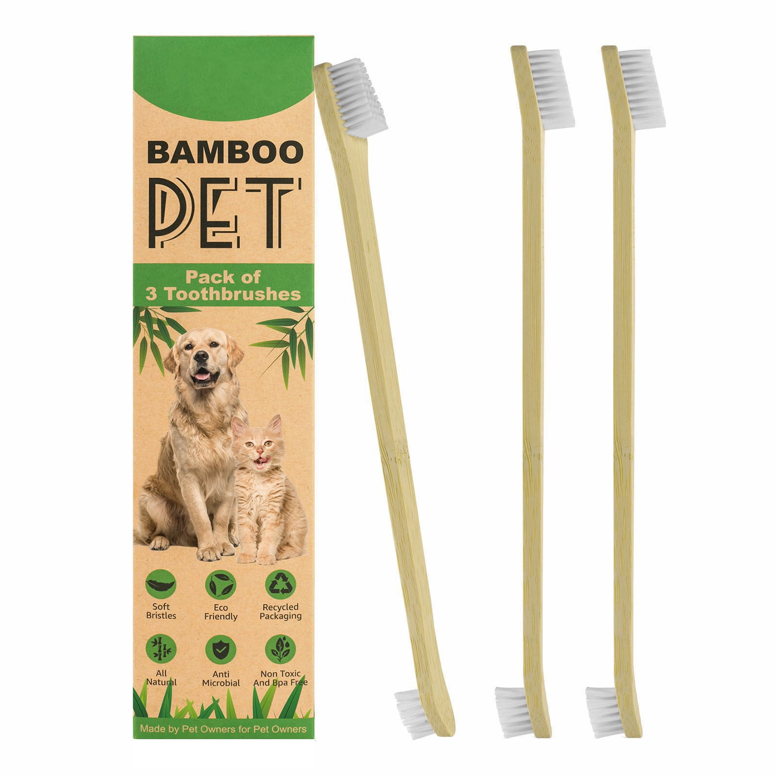 Cepillo De Dientes Universal De Ba-mbú Para Gatos Y Perros,Cepillo De ...