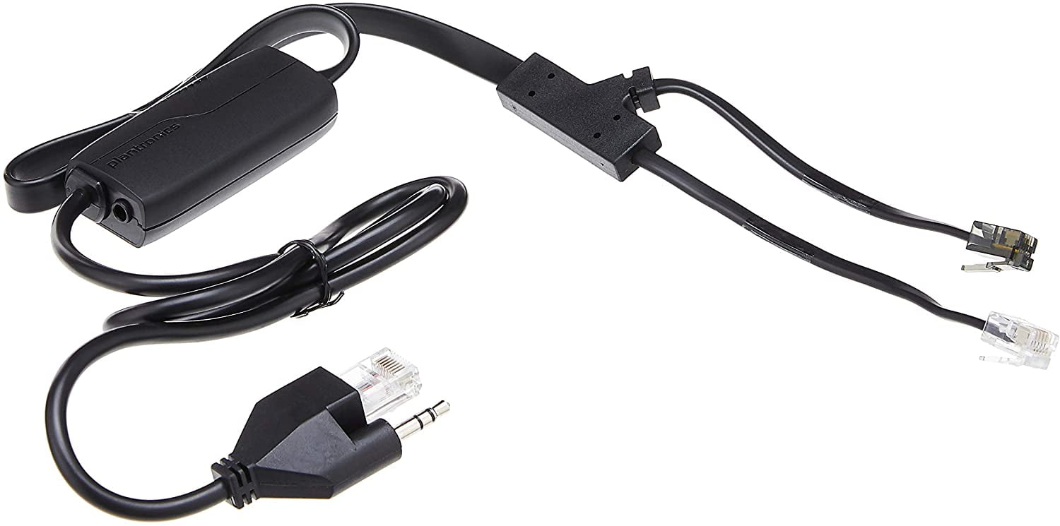 Plantronics 38350-13 APC-43 Electronic Hook Switch Adapter, Black - Walmart.com