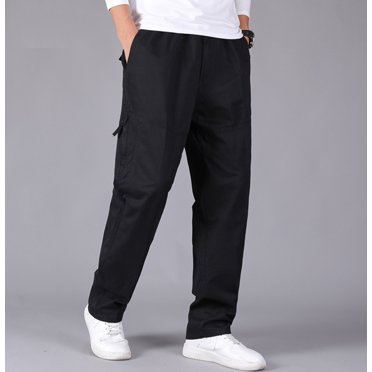 Men's Casual Pants Trendy Drawstring Lightweight Loose Fit Comfortable ...