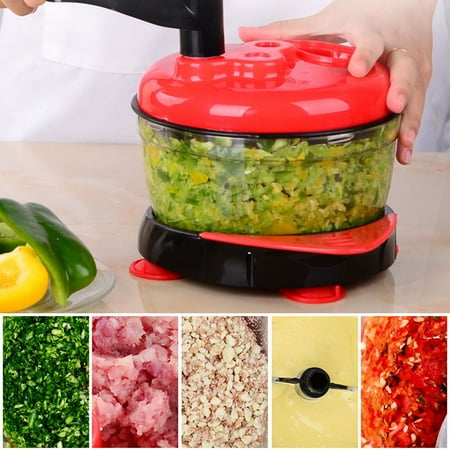 Hand Food Chopper,Vegetable Quick Chopper Manual Food Processor,Easy To ...