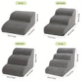 1PC Curved Dog Staircase Pet Ramp, Climbing Ladder for Dogs Cats ...