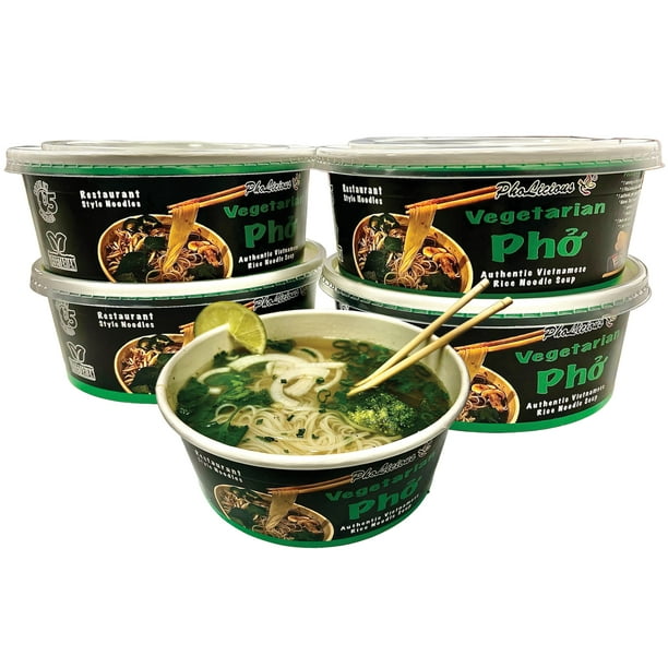 Instant Pho Vegetarian Pack of 4 Bowls / Authentic Vietnamese Soup ...