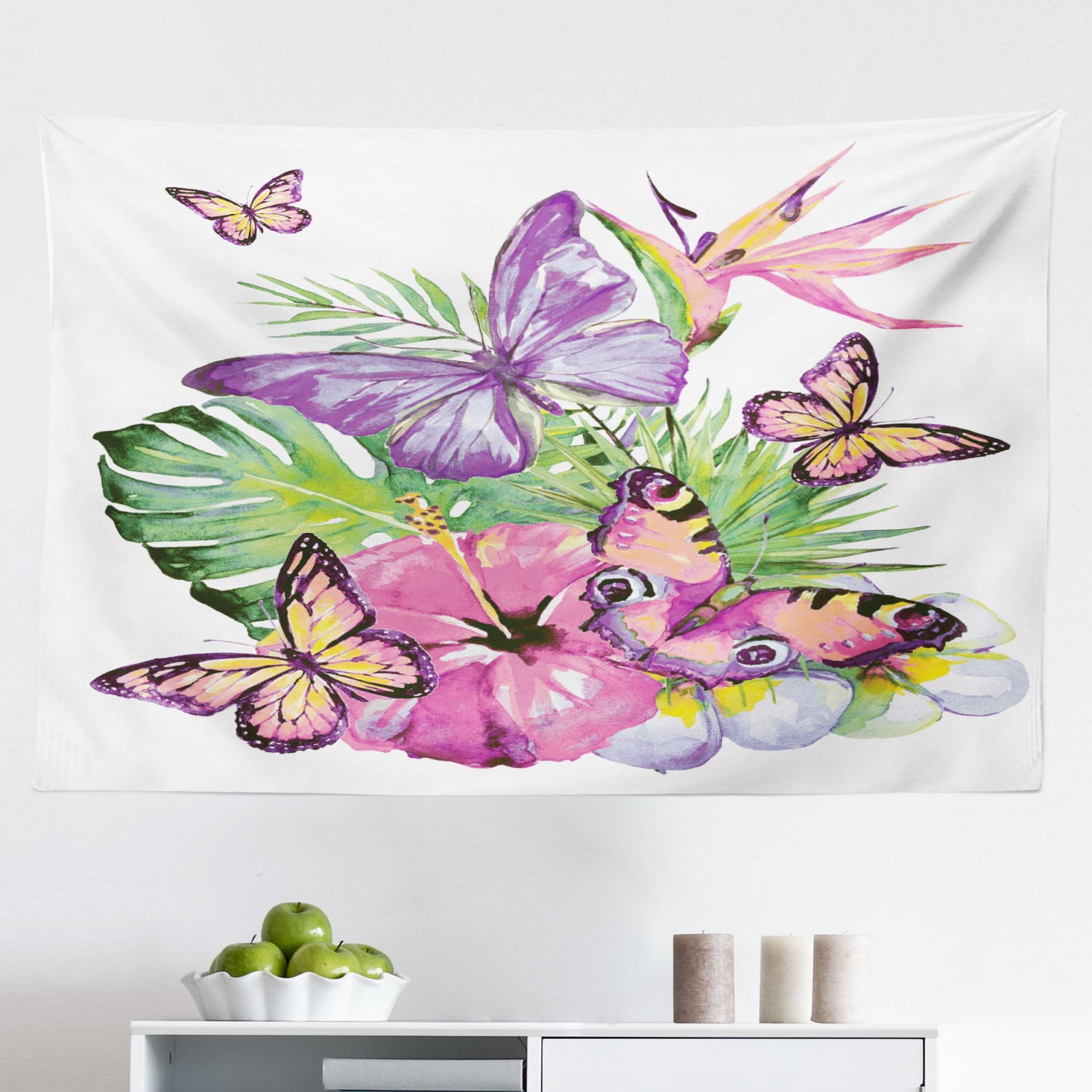 Peacock Tapestry, Monochromatic Repeating Pattern of Ornate Flourish ...