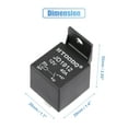 JD1912 DC 12V Coil 40A 4Pin Automotive Electromagnetic Relay Black for ...
