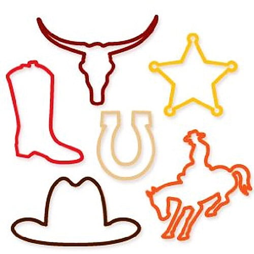 Silly Bandz Wild West Shapes, 48 Count - Walmart.com