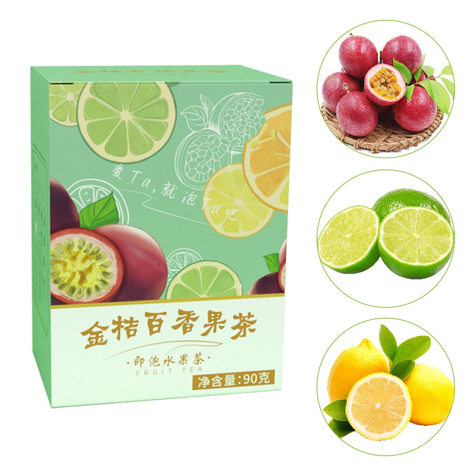 Té Saludable, Embalaje Independiente Nutritivo, 90 G, Té De Maracuyá ...