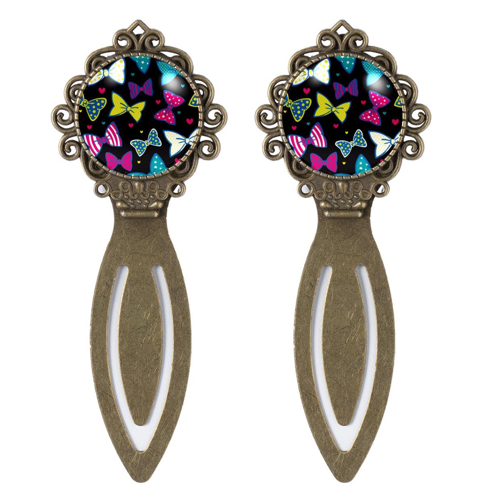 Bookmark Gift Box Set Vintage Bookmarks Page Holder with Crystal Glass ...