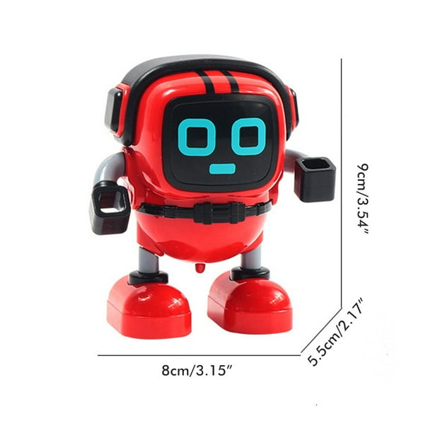 DIY Robot Gyro Toy Mini Robot Pull Back Early Education Toy Robot ...