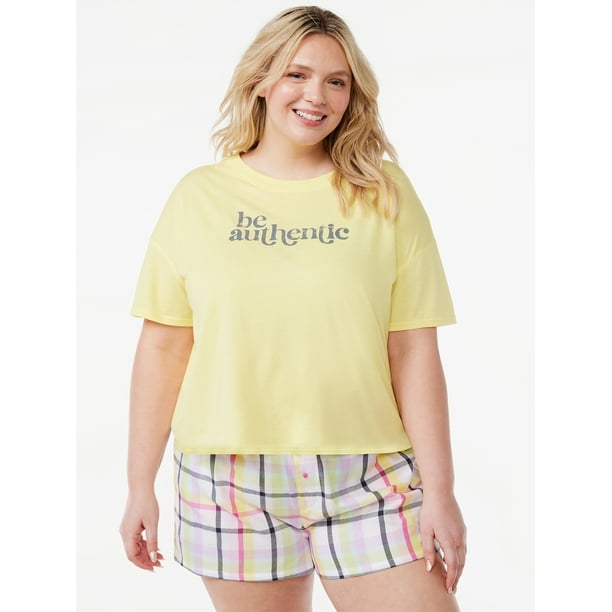 Joyspun Women's Graphic Sleep T-Shirt, Sizes S to 3X - Walmart.com