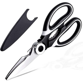 Farberware All Purpose Scissors with Blade Cover and Soft Grip Handles ...