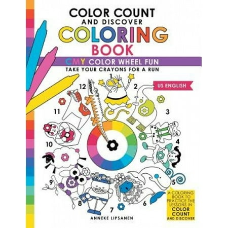 Color Count and Discover Coloring Book: CMY Color Wheel Fun | Walmart ...