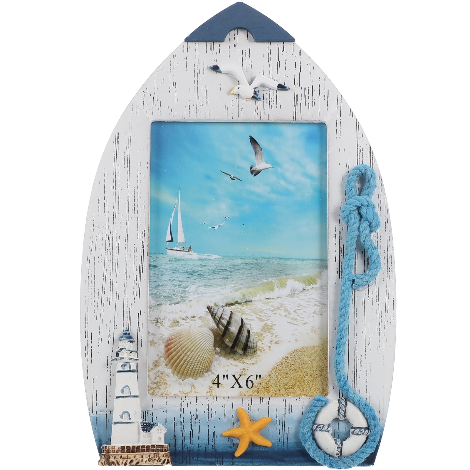 Homemaxs Wooden Photo Frame Nautical Theme Picture Frame Wooden Photo ...