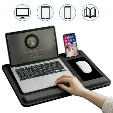 Lammaloe Foldable Lap Desk with USB Ports, Portable & Lightweight ...