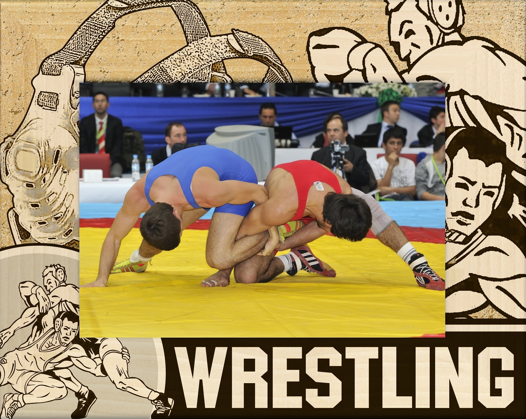 Wrestling Grapevine Pin