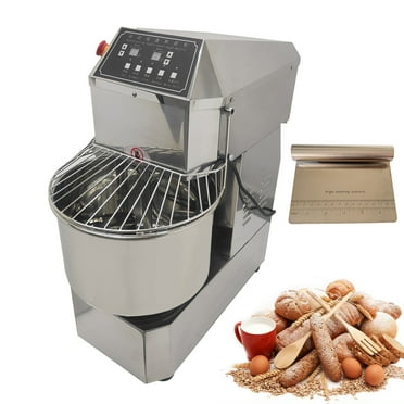 EQCOTWEA Commercial Dough Mixer Baking Equipment Dough Kneading Machine Double Action Double ...