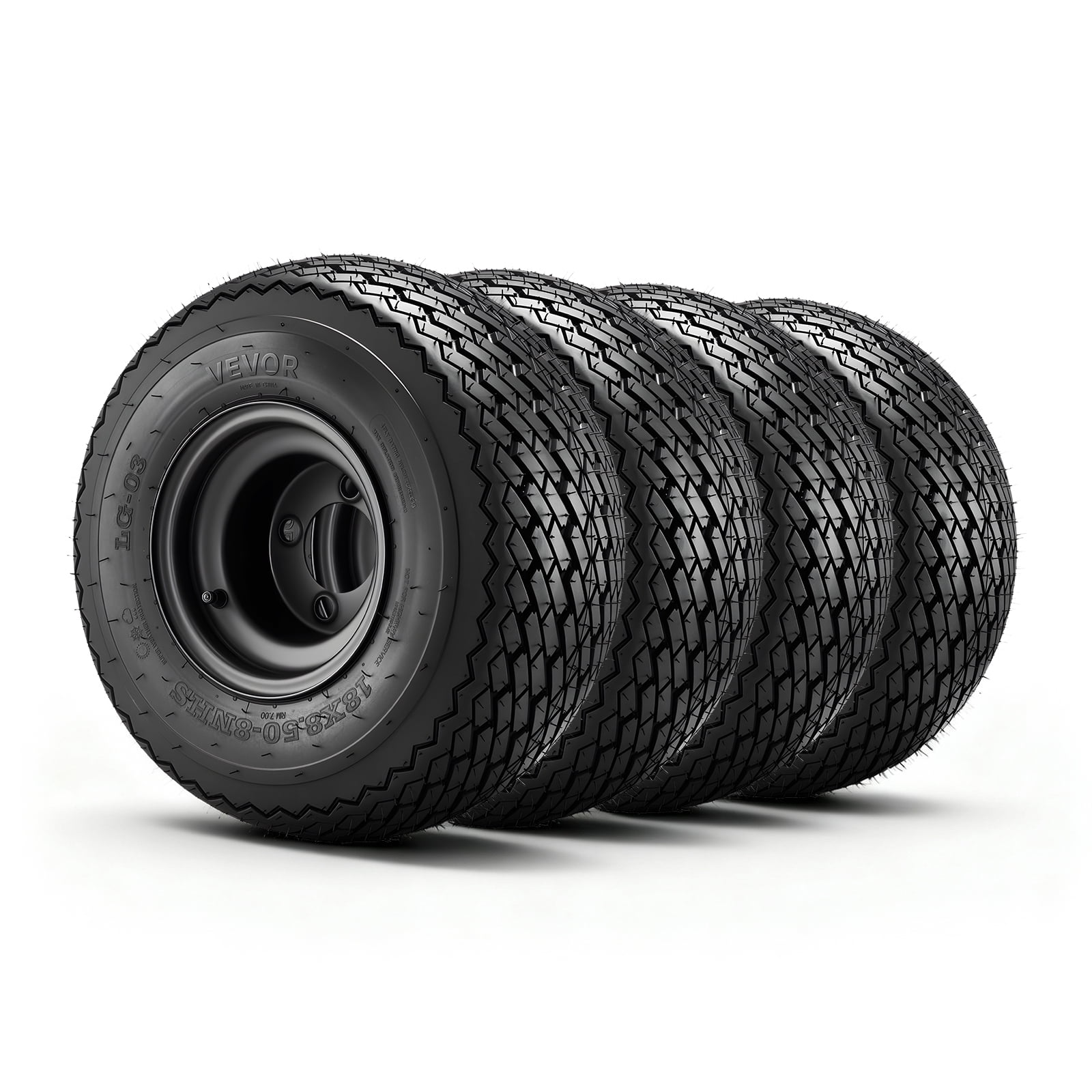 Click here for Vevor Golf Cart Wheels  8 18x8.50-8 Black Steel Go... prices