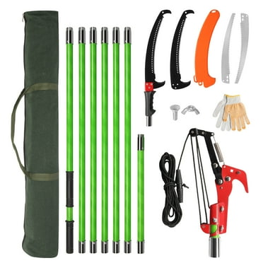 Pole Saws for Tree Trimming 10FT Lightweight Manual Stainless Steel ...