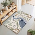 2x3 Washable Area Rugs,Farm Cartoon Heron Coral Leaf Non-Slip Ultra ...