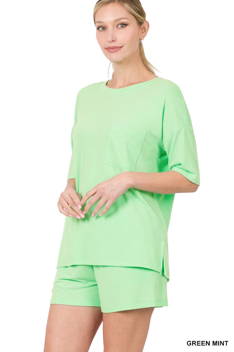 TheLovely Women & Plus Relaxed Fit Drop Shoulder Tee Shirt Top ...