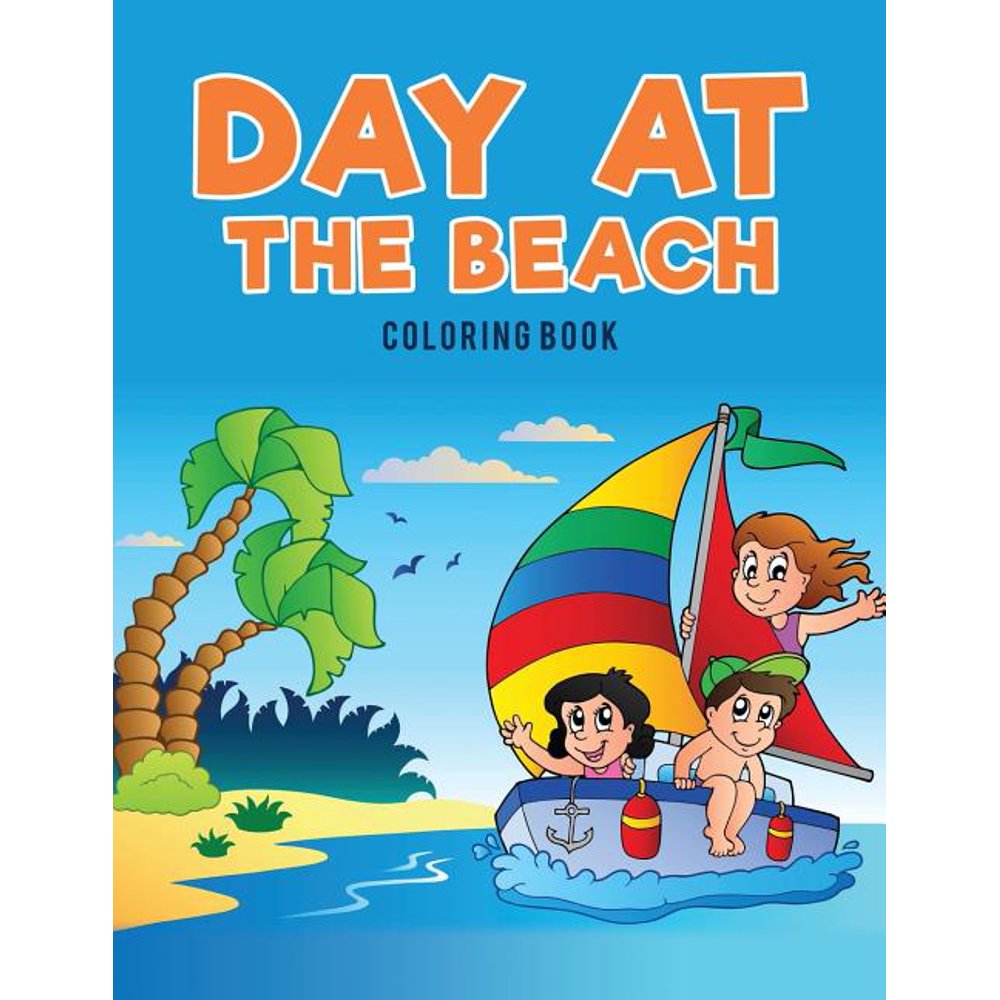 Day at the Beach Coloring Book - Walmart.com - Walmart.com