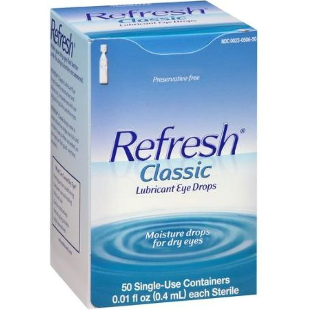 REFRESH Classic Lubricant Eye Drops Single-Use Containers 50 Each (Pack ...