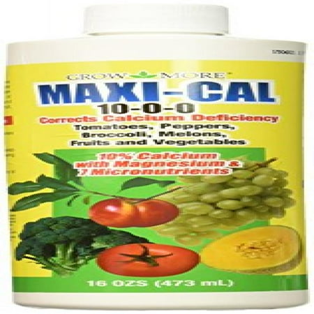 Grow More 13001 Maxi-Cal 10% Calcium 10-0-0 Fertilizer, 1-Pint ...